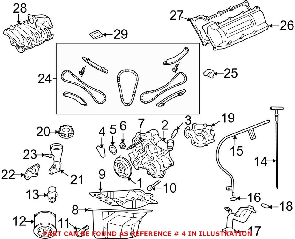 Genuine OEM Mopar Engine Timing Cover Gasket For Ram 1500 Dakota | eBay