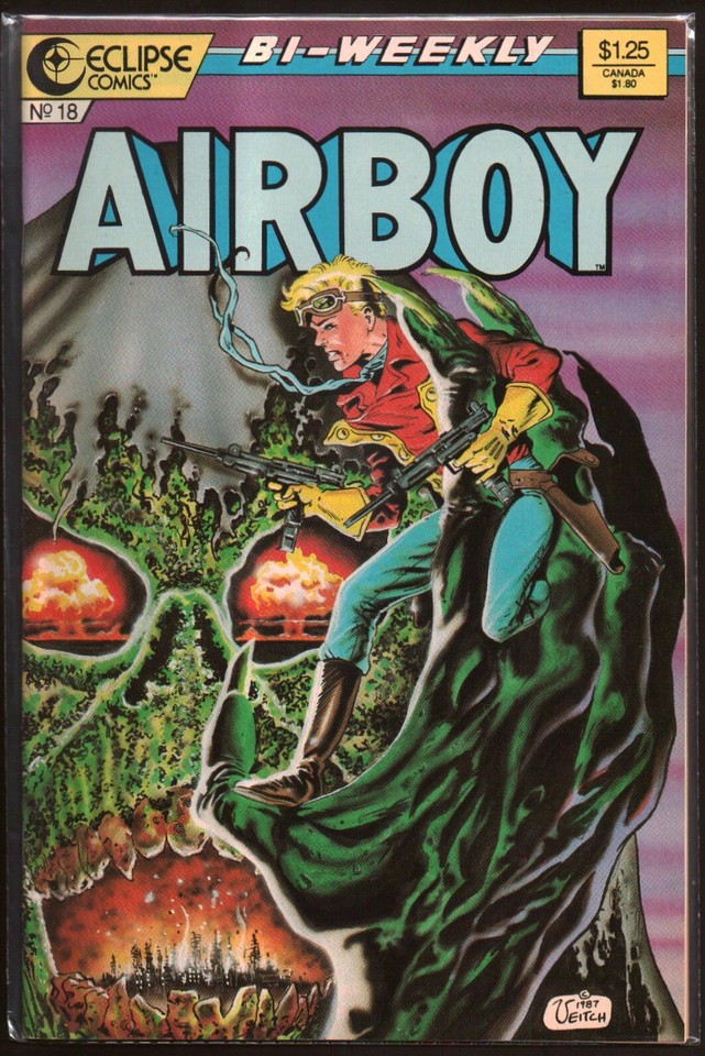 Airboy #5-20 VF/NM 9.0+ 1986-1987 Eclipse Comics Back Issues Buck ...
