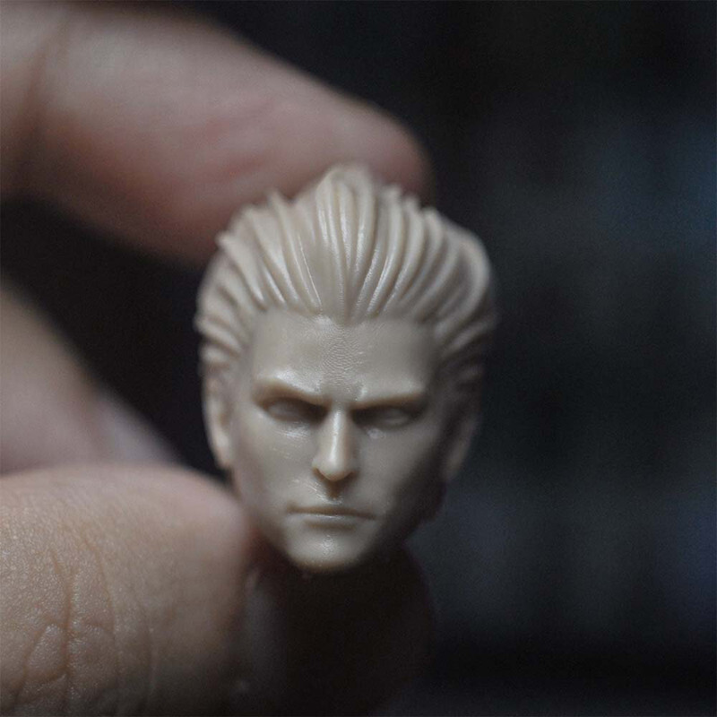 1/12 Scale Devil May Cry Wizard Vergil Head Sculpt Unpainted Fit 6" SHF ...