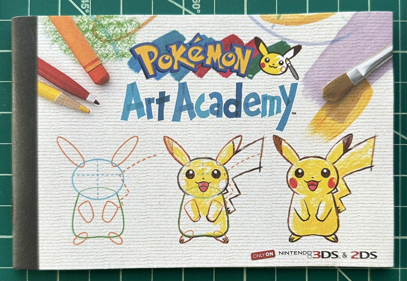NEW UNUSED Pokemon Art Academy Nintendo 3DS/2DS Promo Art Sketch Pad ...