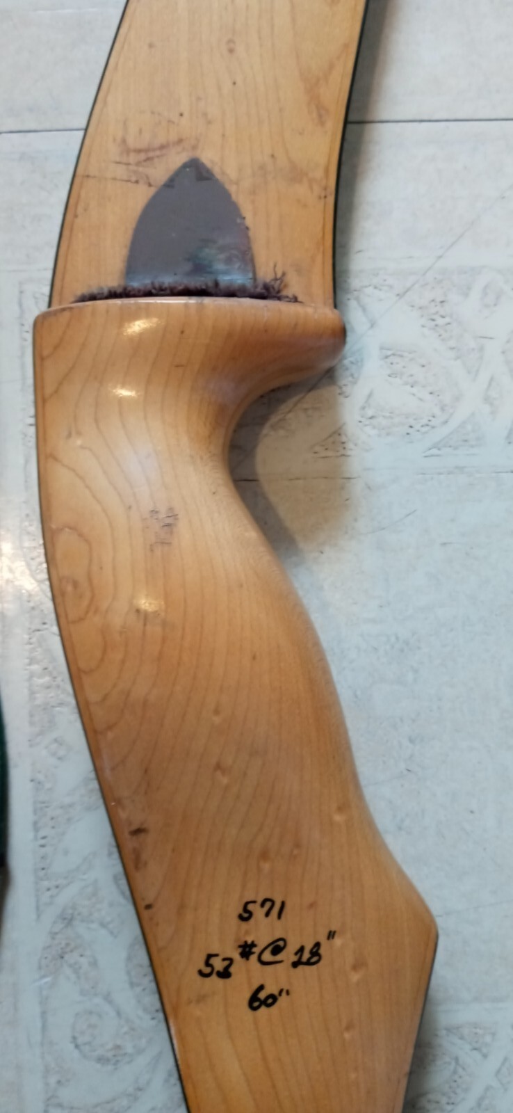 Vintage Blackhawk Short Bee Recurve Bow 53# 60" 28” | eBay