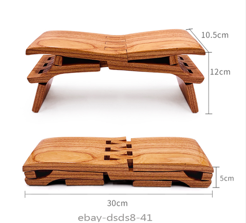 Luban Stool Solid Wood Handmade Portable Chinese Retro Crafts | eBay