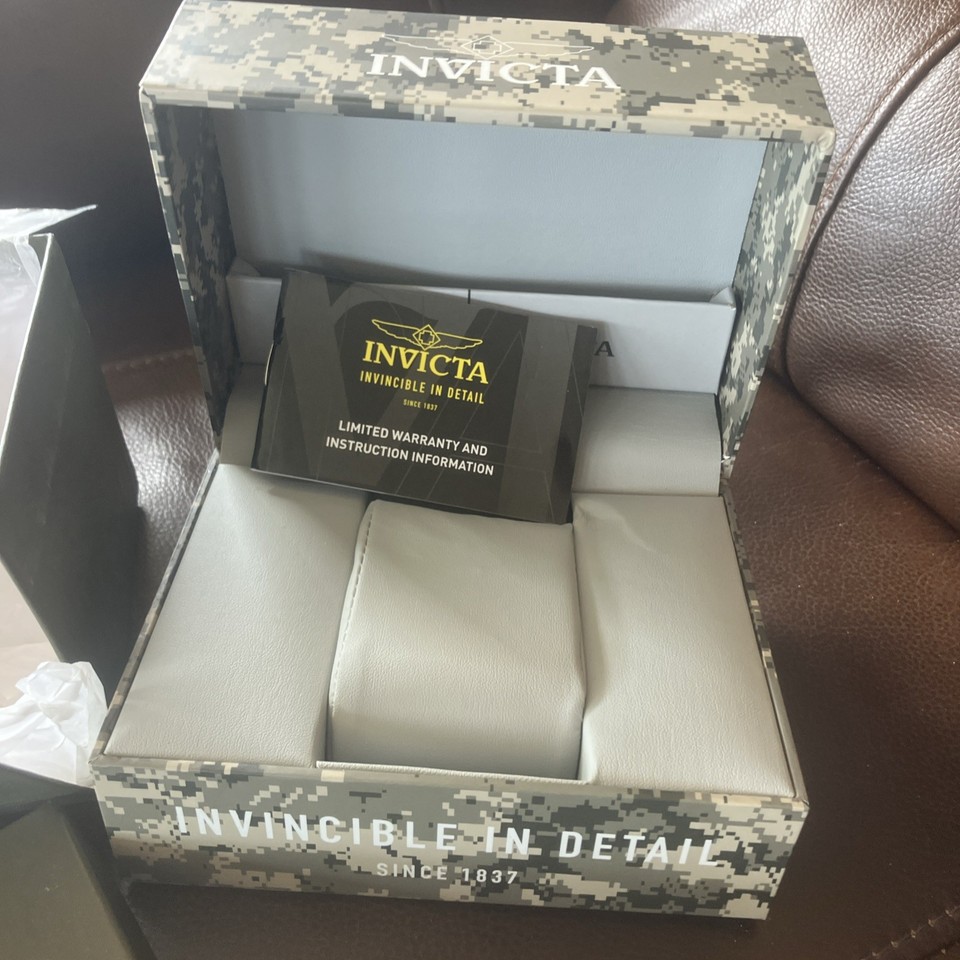 Invicta U.S. Army Men's Automatic Watch Hunter Camouflage BOX ONLY | eBay