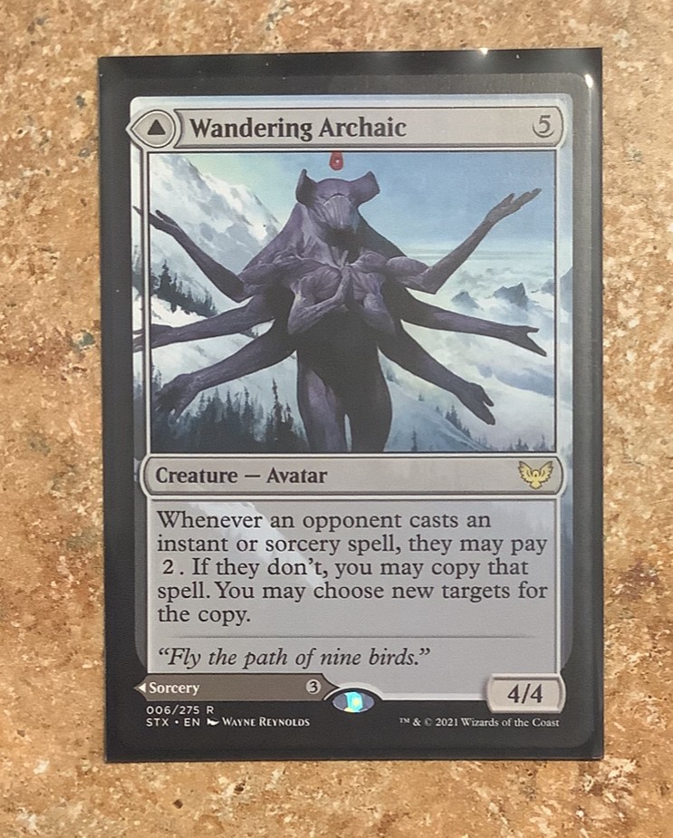 Wandering Archaic Creature - Avatar Strixhaven 006/275 R Magic the ...