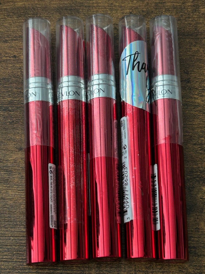 5 PACK Revlon Ultra HD Lipstick Gel LipColor 755 HD ADOBE Shade Full ...