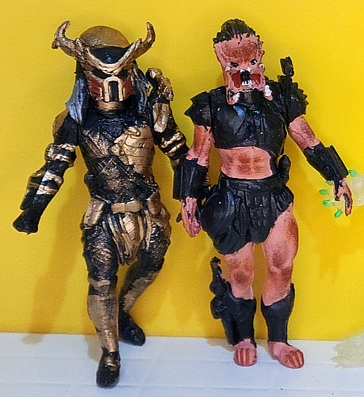 SET 4 FIGURINES BADLANDS PREDATOR DEK NJOHRR KWEI action figure 5" INCH ...