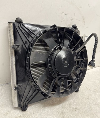 12-15 Tesla Model S Radiator Cooling Pack W/ AC Condensor & Fan Right ...
