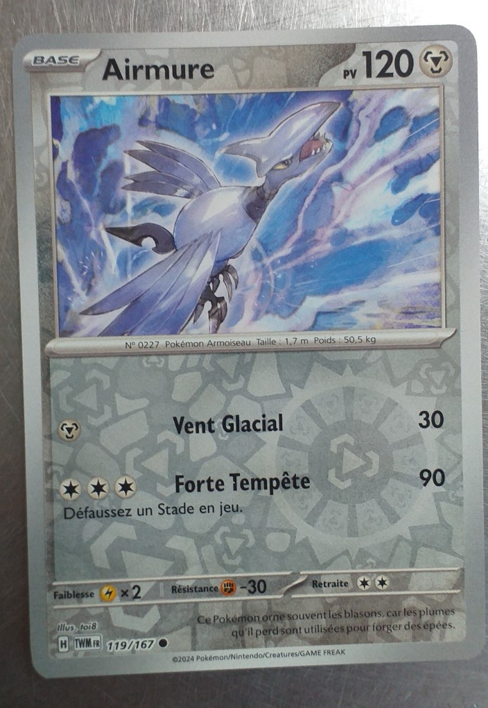 Pokémon Card Masquerade Dusk Airmure 119/167 Reverse | eBay UK