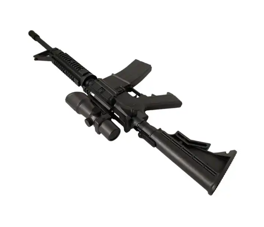 NEW! 15" AR-15 Rifle Lighter Refillable Butane BBQ Lighter Gun USA ...