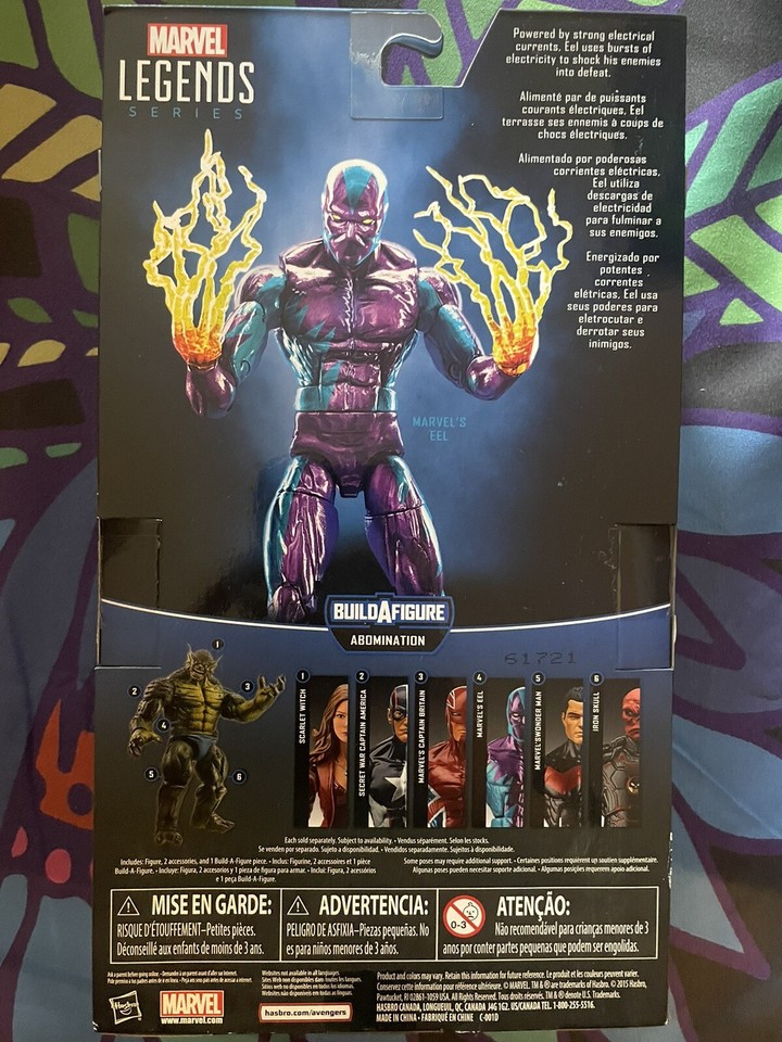 THE EEL Marvel Legends Captain America Abomination Wave BAF 2015 ...