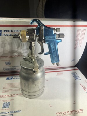 Sharpe 975HVLP Pressure Feed Spray Gun w/ Canister | eBay
