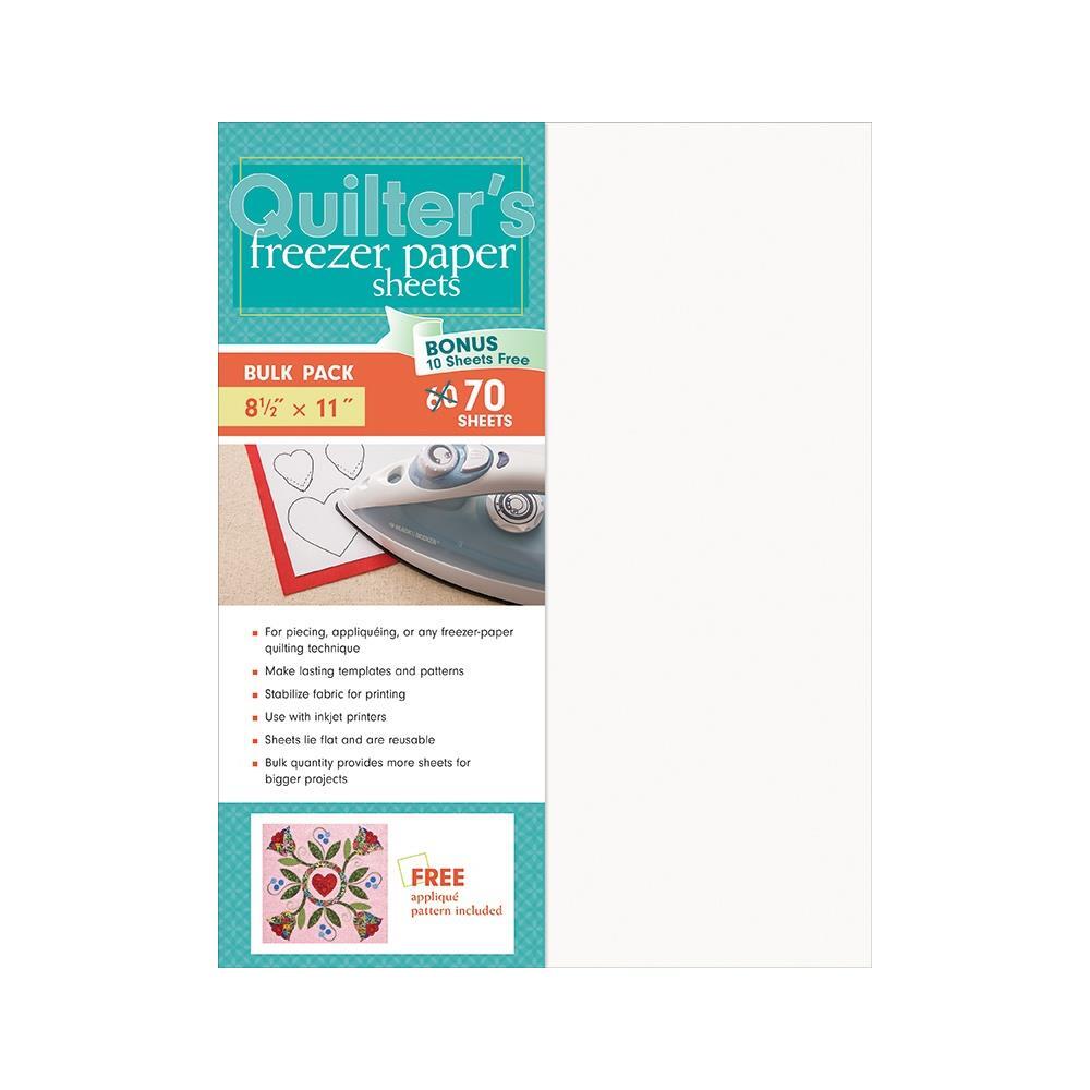 C&T Publishing Quilter's 8.5"x 11" Freezer Paper Sheets 70/Pkg* | eBay