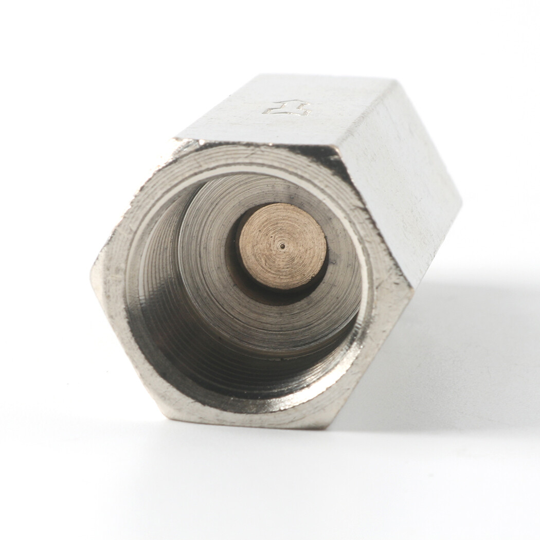 92833 3/8" Female To 3/8" Male NPT Check Valve, Nickel Plated Brass | eBay