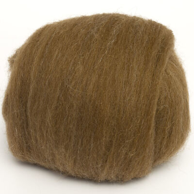 Shetland Top (Natural Moorit) 100g Wool Spinning Fibre Felting Arm ...