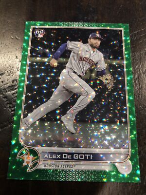 2022 Topps Green SP #US29 Alex De Goti Houston Astros RC #421/499 | eBay
