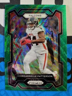 2023 Panini Prizm #12 Cordarrelle Patterson Green Wave Prizm | eBay
