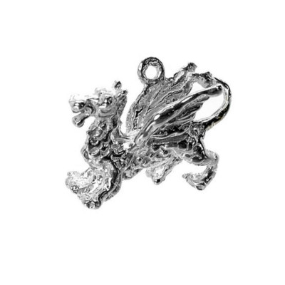 STERLING SILVER WELSH DRAGON CHARM | eBay UK