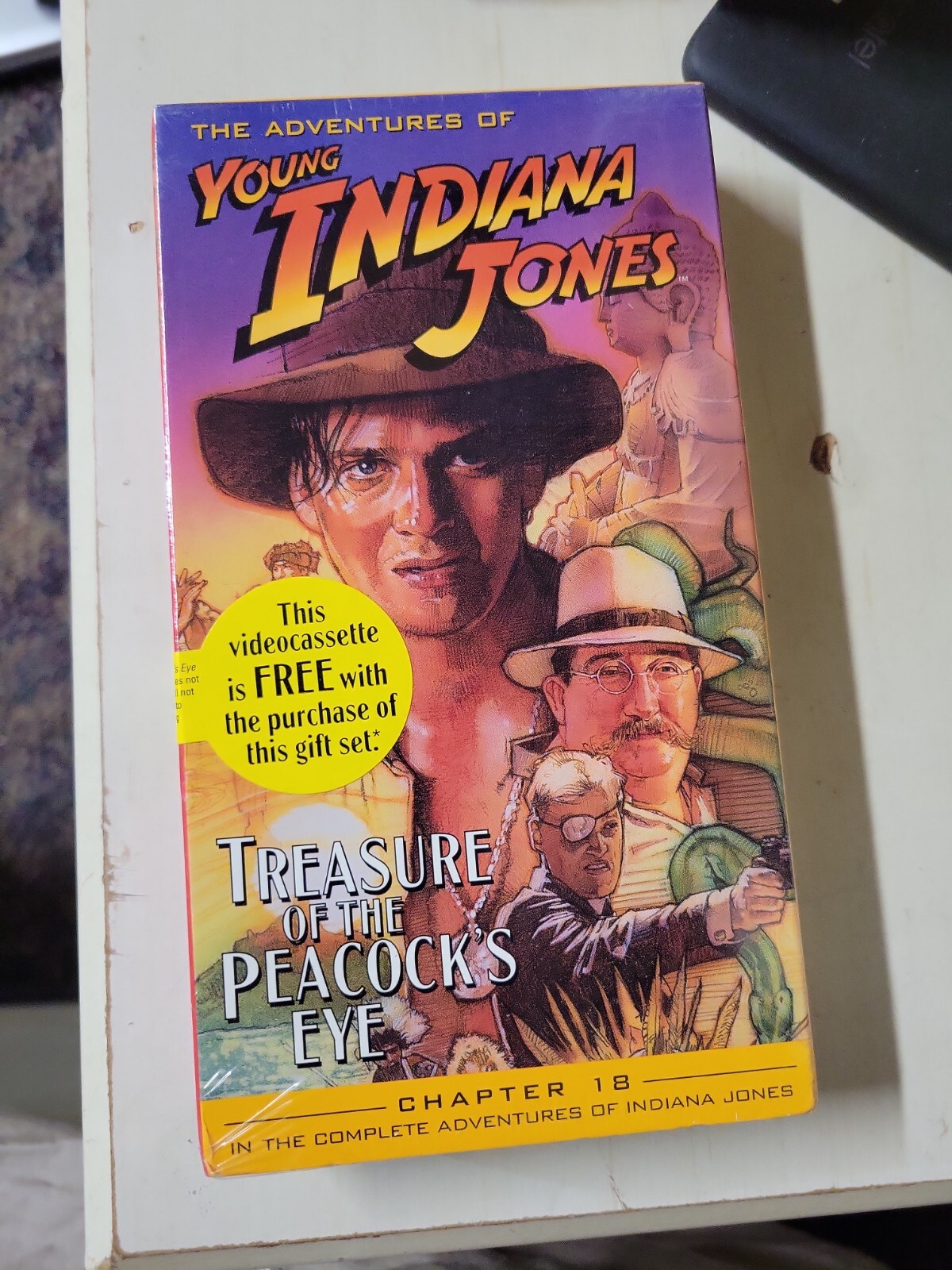 The Adventures of Young Indiana Jones VHS Treasure of the Peacock's Eye ...