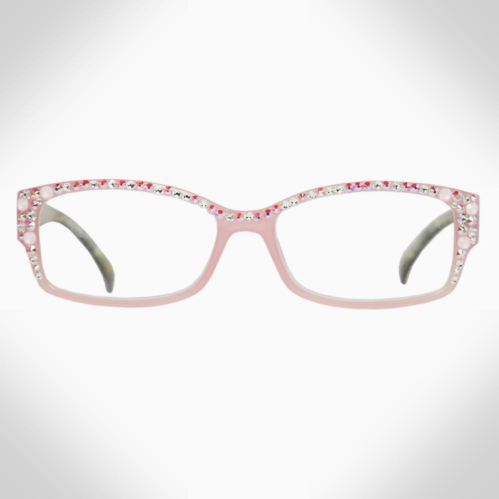 JIMMY Crystal Women's Pink Swarovski Crystal Readers | eBay