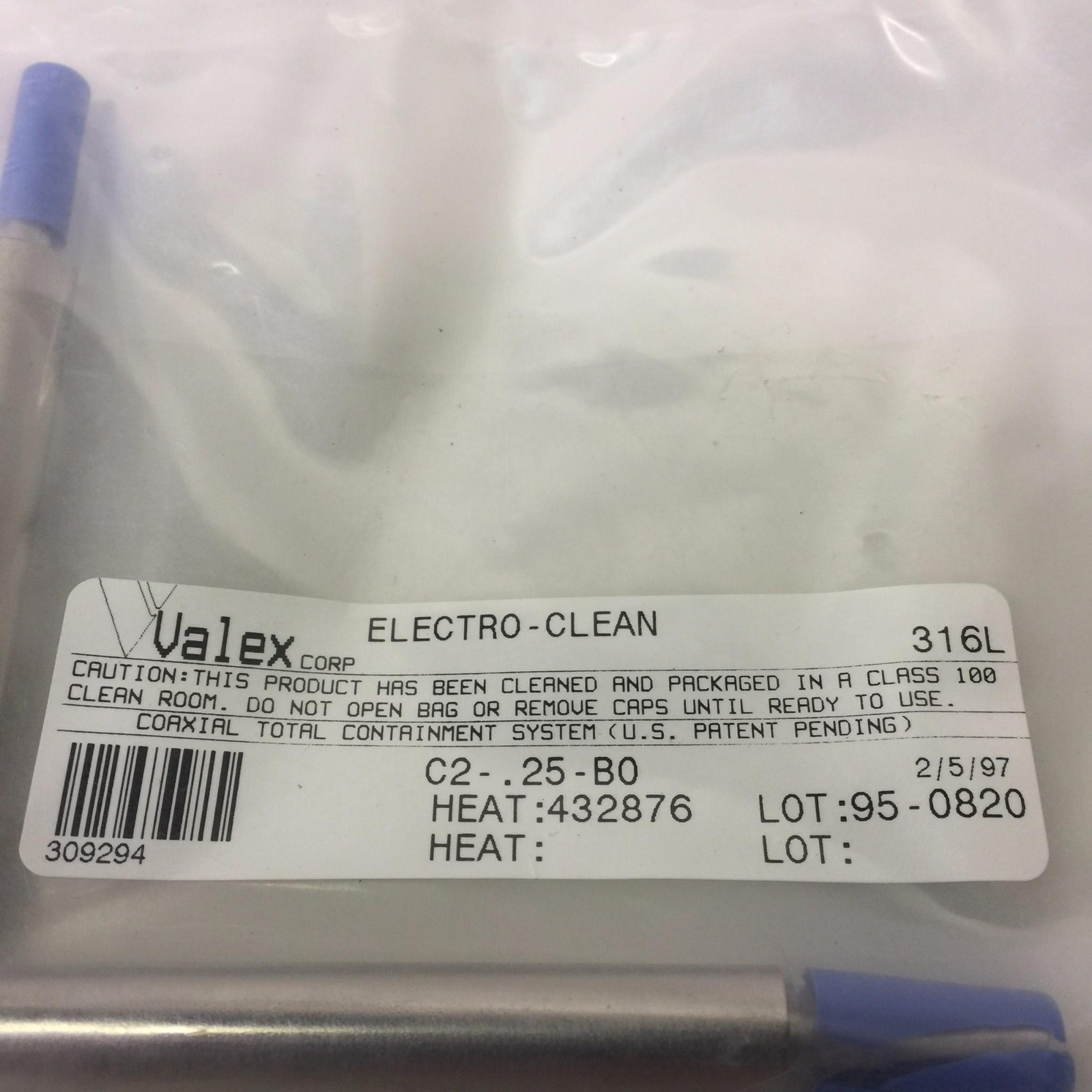 VALEX 316L Valve Pipe ASSY Assembly NOS for sale online | eBay