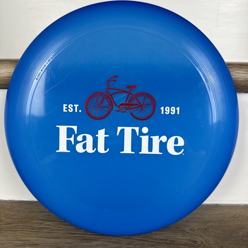 Fat Tire Wham-O Frisbee Blue Beer Party Beach Fun New Belgium Brewing ...