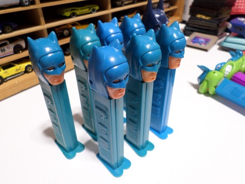 Vintage DC Comics Batman Pez Dispenser 8 piece Lot Get em Here | eBay