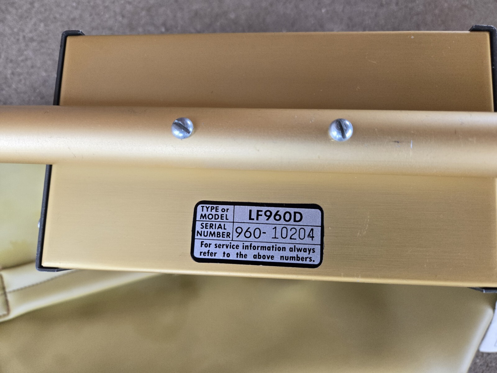 Fisher Metal Detector M-Scope LF-960D Discriminator, Manual & Heavy ...