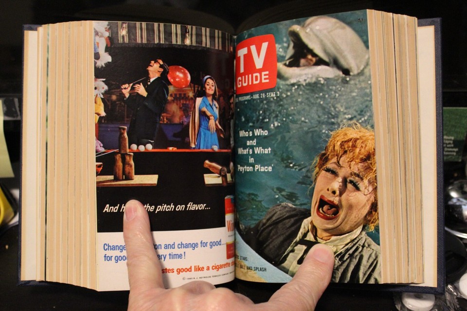 1965 July-Sept Bound TV Guide Munsters Fall Preview Lost In Space June ...