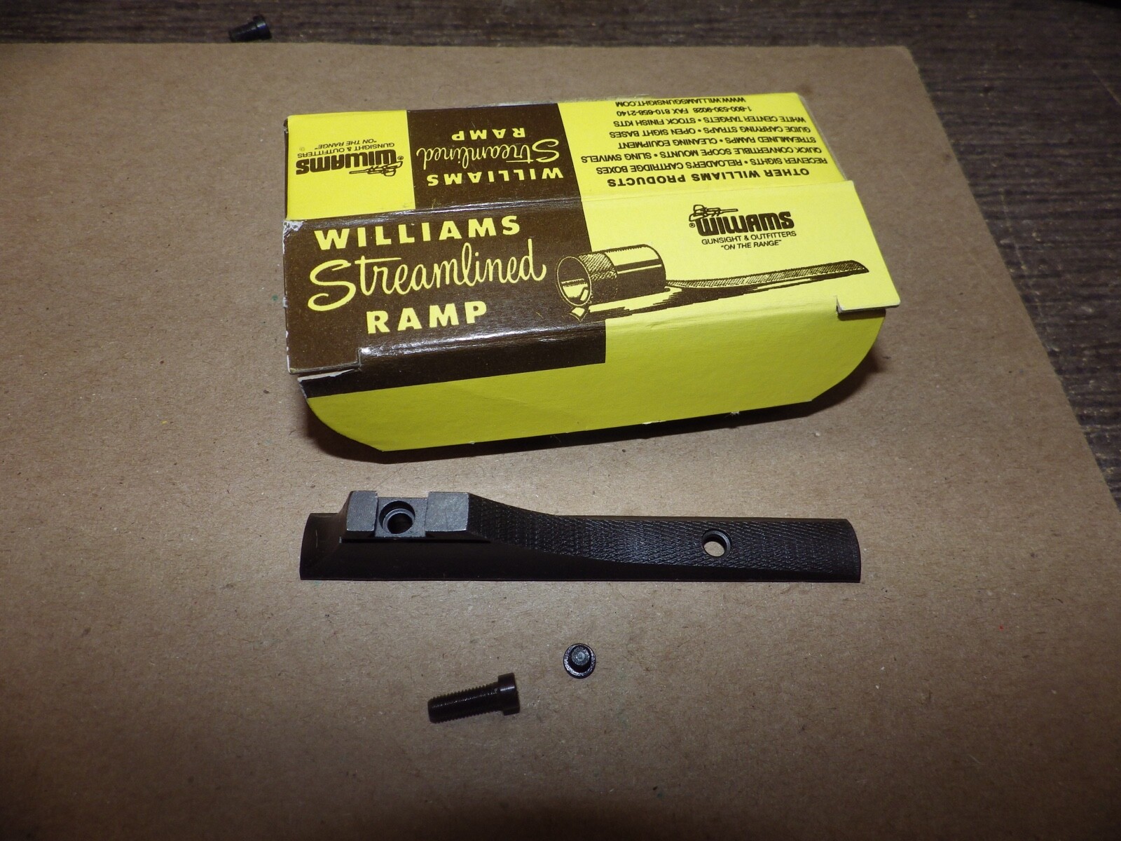 Williams Streamlined RAMP Front Sight Ramp, .638 Tall, new, never ...