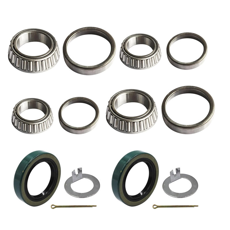 Set of 2 Trailer Hub Bearings Kits 3500# w/1.719'' Seals #84 Spind ...