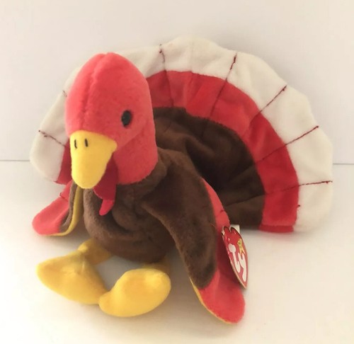 The Beanie Baby Collection Original Baby Gobbles TY Turkey Plush ...