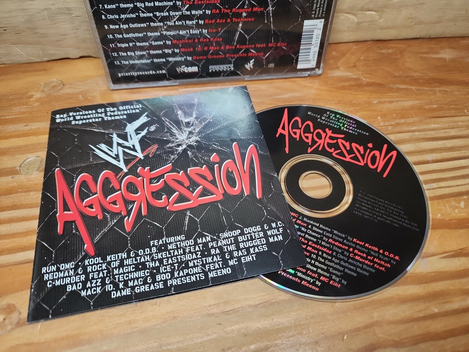 WWF Aggression by Various Artists (CD, Mar-2000, Priority Records ...