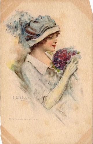 CPA AK Elegant Lady in Hat ARTIST SIGNED (1387510) | eBay