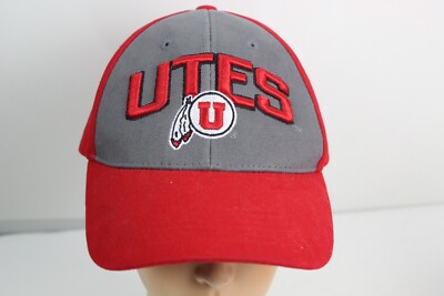 University of Utah Utes Hat Ball Cap Adjustable Red and Gray ...