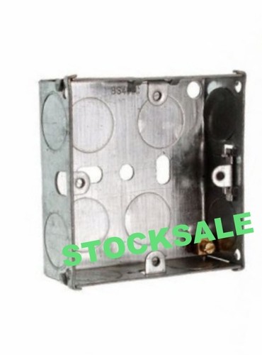 1 GANG 25MM BACK BOX SINGLE 1 GANG FLUSH MOUNT METAL ELECTRIC SOCKET ...