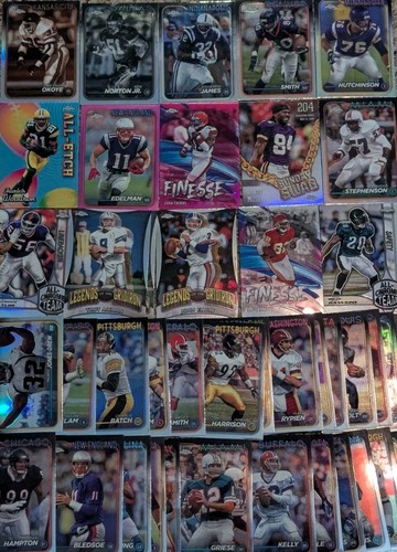 2024 Topps Chrome Football NFL Cards Lot Of Vets- Refractors,Inserts ...