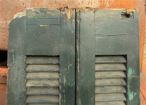 Lot Wood Shutters Victorian Window Louver Plantation Door Mission ...