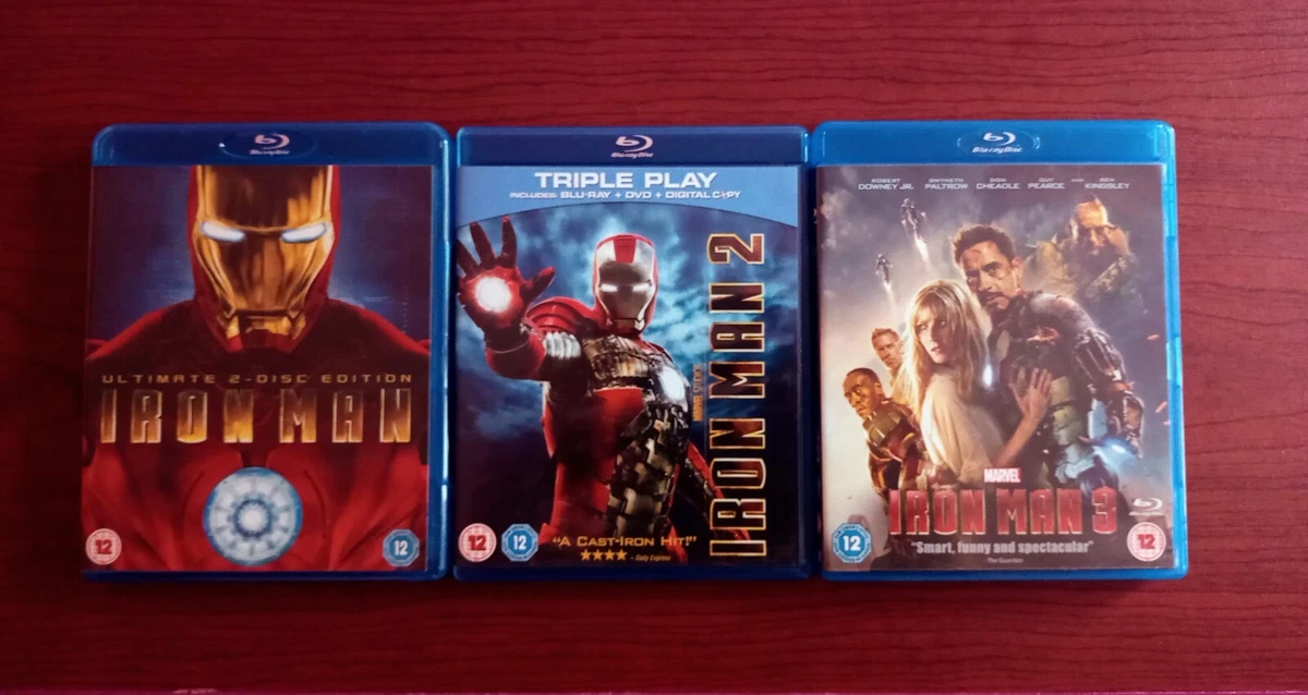 Iron Man Blu Ray Trilogy