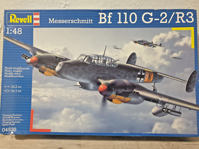 Revell 04530 Messerschmitt Bf 110 G-2/R3 Flugzeug Modellbau 1:48 ...