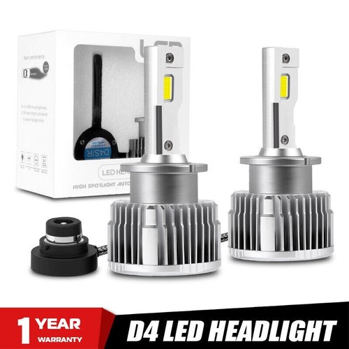 2X D4S/R/C LED Headlight Bulbs Conversion Kit Replace HID Xenon Lamps ...