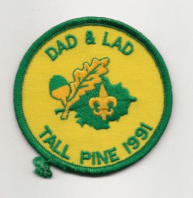 TALL PINE / 1991 DAD & LAD patch - Boy Scout BSA JE/1-9 | eBay