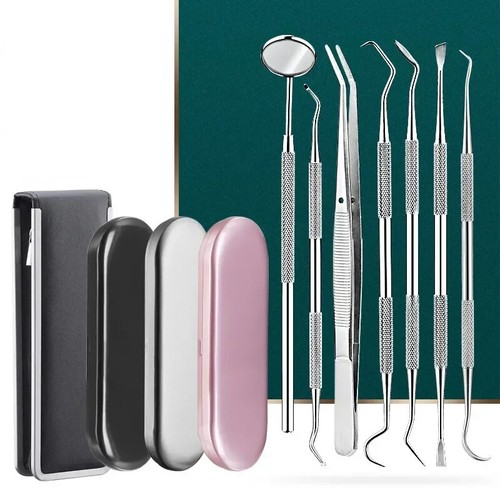 Hot Dental Mirror Sickle Tartar Scaler Teeth Pick Spatula Dental Lab ...