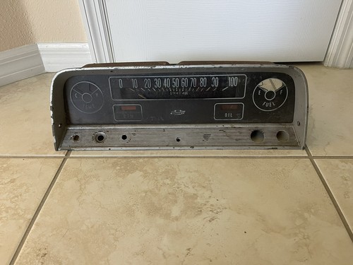 1964 1965 1966 OEM Chevrolet Pickup Truck Speedometer Gauge Cluster ...