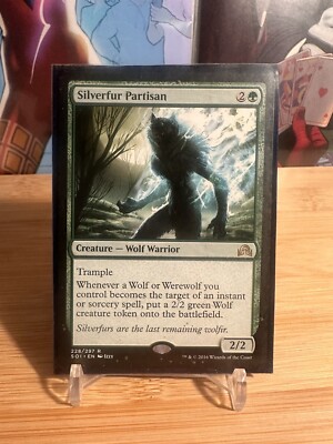 MTG Magic the Gathering Silverfur Partisan (228/355) Shadows over ...
