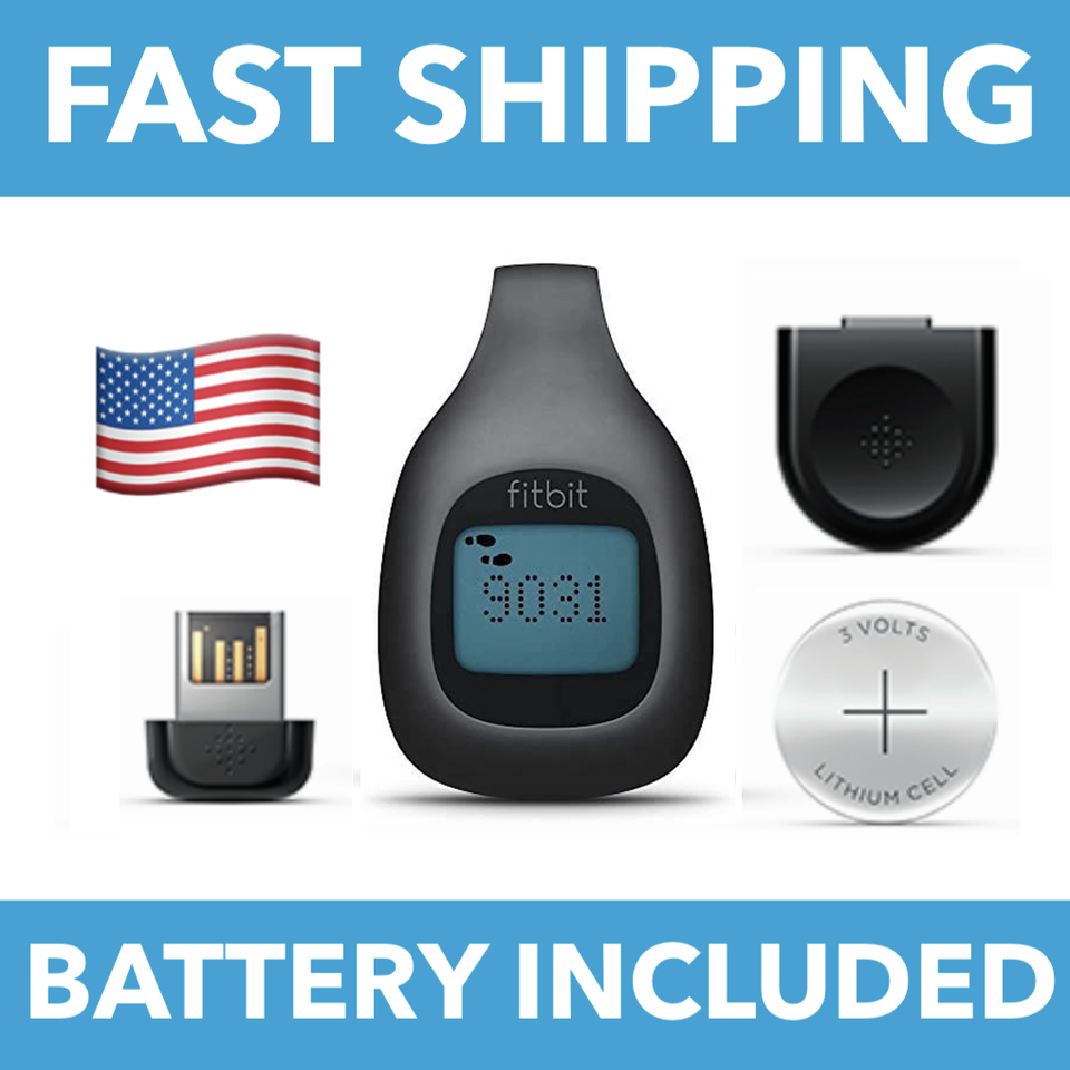 Fitbit Zip Wireless Activity Steps Calories Distance Fitness Tracker ...