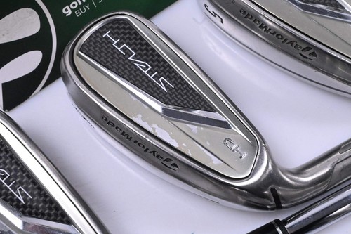 Left Handed Taylormade Stealth HD Irons / 5-PW / Stiff Flex KBS Max MT ...