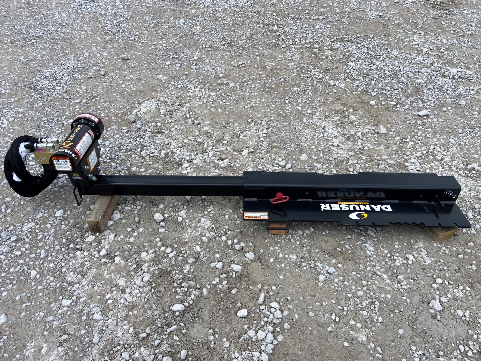Danuser T3 Offset T-Post Driver Skid Steer Attachment 3"Diameter Oil ...