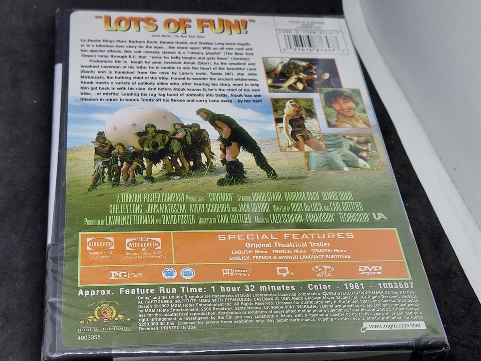 Caveman with Ringo Starr DVD. Unopened/Sealed. | eBay