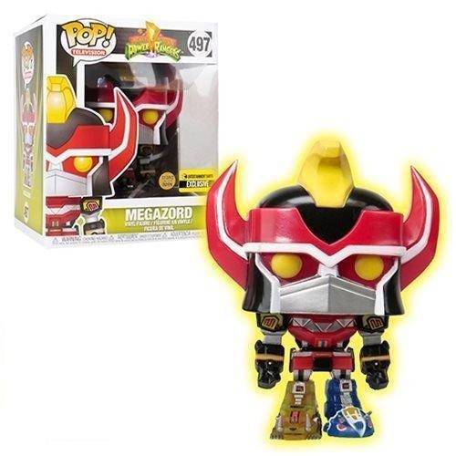 Funko Pop! 497 Power Rangers Megazord Glow-in-the-Dark 6-Inch Pop ...