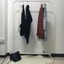 Clothes Rail 99cm Black/White IKEA Mulig Rack Coat Rail Stand Free ...